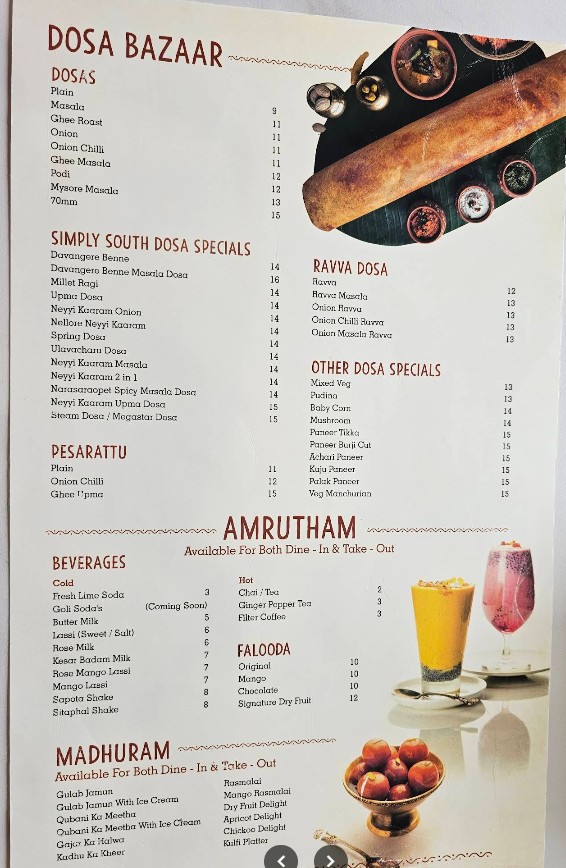 Simply South- Irving's Premier Indian Vegetarian Restaurant to be Found ...