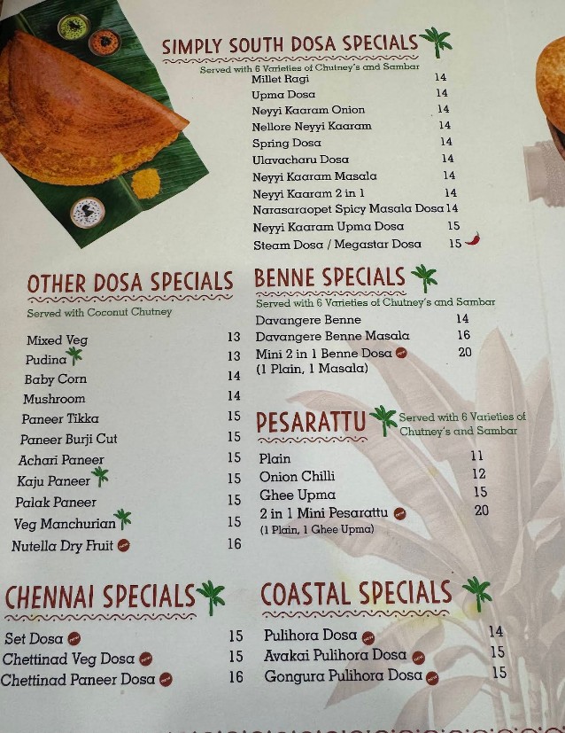 Simply South- Irving's Premier Indian Vegetarian Restaurant to be Found ...